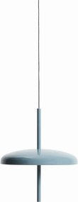 Modré LED stmívatelné závěsné svítidlo s kovovým stínidlem ø 16 cm Porte – Kave Home
