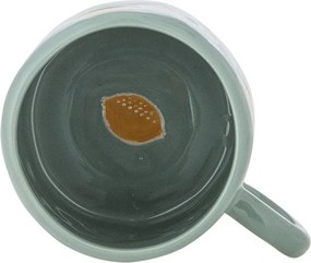 Šedozelený dětský hrnek z kameniny 230 ml Agnes – Bloomingville Mini