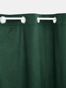 Sinsay - Sametový závěs s funkcí stínění na průchodkách - tmavě zelená