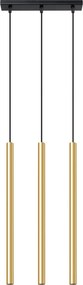 Sollux Lighting Závěsná lampa PASTELO 3L leštěné zlato