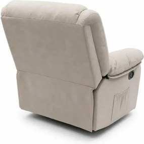 LuxuryForm DESIGN Televizní křeslo VELORA s polohováním - šedé