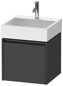 Duravit Ketho.2 - Umyvadlová skříňka 44x48x46 cm, 1 zásuvka, grafit mat K25074049490000