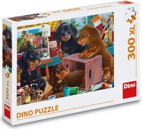 DINO Jezevčíci / 300 dílků / XL / od 6 let