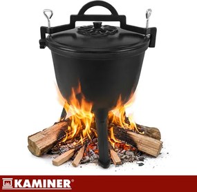 Litinová smaltovaná konvice Kaminer 8l
