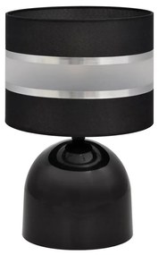 Stolní lampa HELEN 1xE27/15W/230V černá/stříbrná