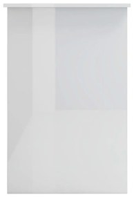 Petromila Psací stůl bílý s vysokým leskem 100 x 50 x 76 cm dřevotříska