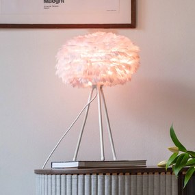 UMAGE Eos mini stolní lampa růžová, trojnožka bílá