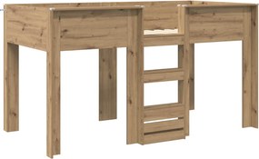 Patrová postel pro děti Artisanový dub 90 x 200 cm 3410498
