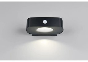 LED nástěnné solární venkovní svítidlo (výška 6 cm) Bilbao – Trio