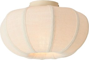 Krémové stropní svítidlo s textilním stínidlem ø 30 cm Zosia – Light &amp; Living