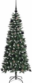 Umělý vánoční stromeček Zelená 150 cm PVC, plast a ocel 3395809