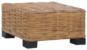 Konferenční stolek 47 x 47 x 28 cm přírodní ratan 286282