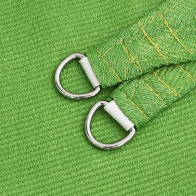 vidaXL Stínicí plachta 160 g/m² světle zelená 5 x 5 m HDPE