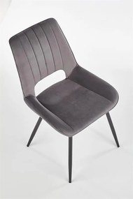 HALMAR K404 židle šedá