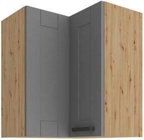 Kuchyňská skříňka LUNA 60x60 GN-72 2F (90°) korpus: bílá, barva dvířek: bílá