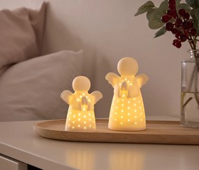 Tchibo - Keramičtí andělé s Led, 2 ks