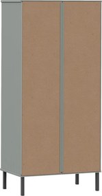 vidaXL Knihovna se 2 zásuvkami 60x35x128,5 cm masivní dřevo OSLO [351010] Barva: Hnědá