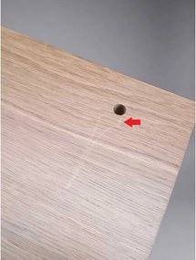 Jídelní stůl s deskou v dubovém dekoru 95x180 cm Nola - II. jakost – Unique Furniture