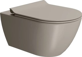 GSI GSI, PURA závěsná WC mísa, Swirlflush, 55x36 cm, tortor dual-mat, 881505