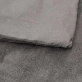 Zátěžová deka s povlečením šedá 152 x 203 cm 7 kg textil 3154891