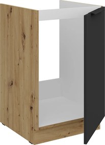 ARIA ac | dolní skříňka 50 ZL 1F dřezová | 50 cm | ANTI FINGERPRINT povrch | artisan/černá