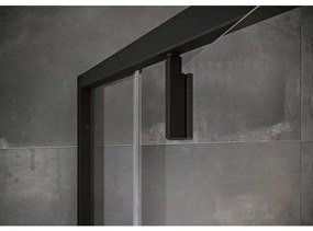 Ravak Nexty Sprchové dveře 90 cm, černá+transparent NDOP1-90 03O70300Z1