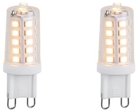 Sada 2 stmívatelných LED žárovek G9 3W 250lm 3000K