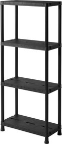 Livarno® Regál se 4 policemi, 60 x 138 x 30 cm