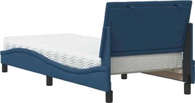 Postel s matrací Hanko modrá 90 x 200 cm textil 3310509
