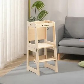Tulano Mooby 35 kuchyňský pomocník 3 v 1 pro děti dřevěný