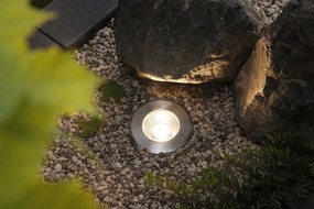 P 94748 LED zemní svítidlo Vanea IP67 kruhové 100mm 3000K 3,5W 230V hliník hliník - PAULMANN
