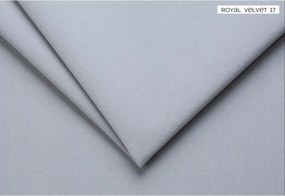 Postel 1,8x2,0 s čalouněným měkkým čelem, bílý lesk Family