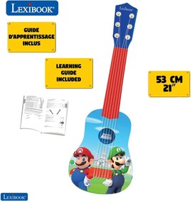 Dětská kytara lexibook super mario moje první kytara - 21"