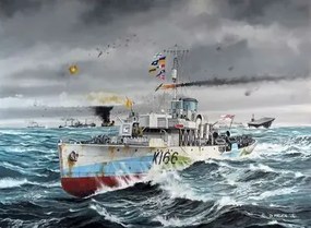 Revell HMCS Snowberry / Plastikový model / 1:144 / Počet dílků 501 / O