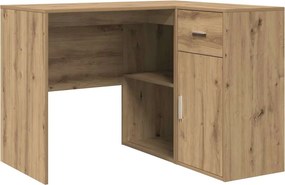 Rohový psací stůl se zásuvkou Artisanový dub 102 x 88 x 75 cm 3337280