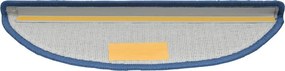 Schodové rohože 20 ks 56 x 17 x 3 cm modré, půlkulaté 3365788