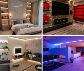 LED Solution LED pásek 4,8W/m 12V s krytím IP54 Barva světla: Modrá 07119