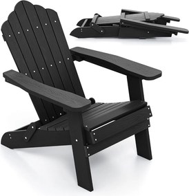 Costway Židle Adirondack skládací židle Adirondack odolná proti povětrnostním