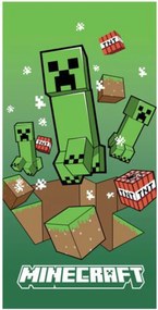 Dětská osuška Minecraft Útok Creeperů