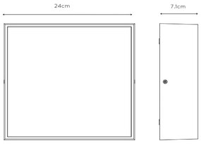 Lucide 27816/10/29 - LED Koupelnové stropní svítidlo ROXANE LED/12W/230V IP54