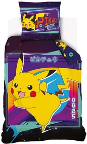 Dětské povlečení Pokémon Pikachu Bleskový Útok