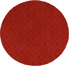 120x120 (průměr) kruh Kusový koberec Diamond Cut 800 Red kruh