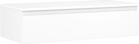 Mexen Orio, koupelnová skříňka 100 cm s horní částí, 1 zásuvka, bílá matná, 91A10-10023-1-BFC01