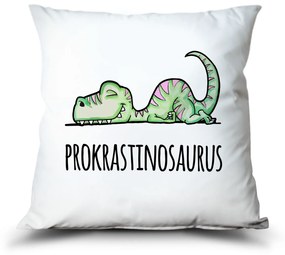 Ahome Polštář Prokrastinosaurus 37 x 37 cm