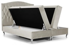 Kontinentální postel Adhelina, Rozměr postele: 160 x 200 cm, Barva:: Kronos 09