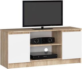 TV stolek K120 dub sonoma/bílá