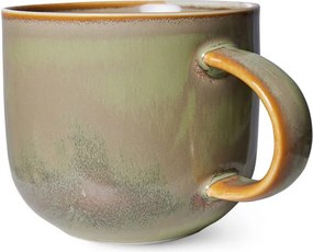 Mechově zelený porcelánový hrnek Chef - 12*9*8 cm / 320 ml