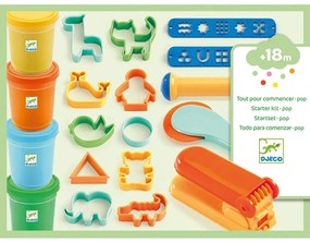 Hravá modelína - startovací set - zelený