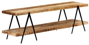TV stolek 160 x 40 x 50 cm masivní mangovníkové dřevo 247885