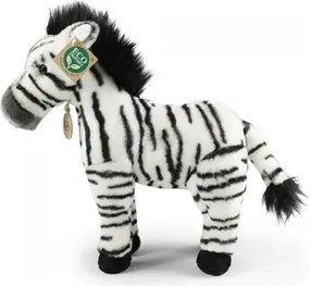 RAPPA Plyšová zebra stojící 30 cm / ECO-FRIENDLY / od 0 měsíců